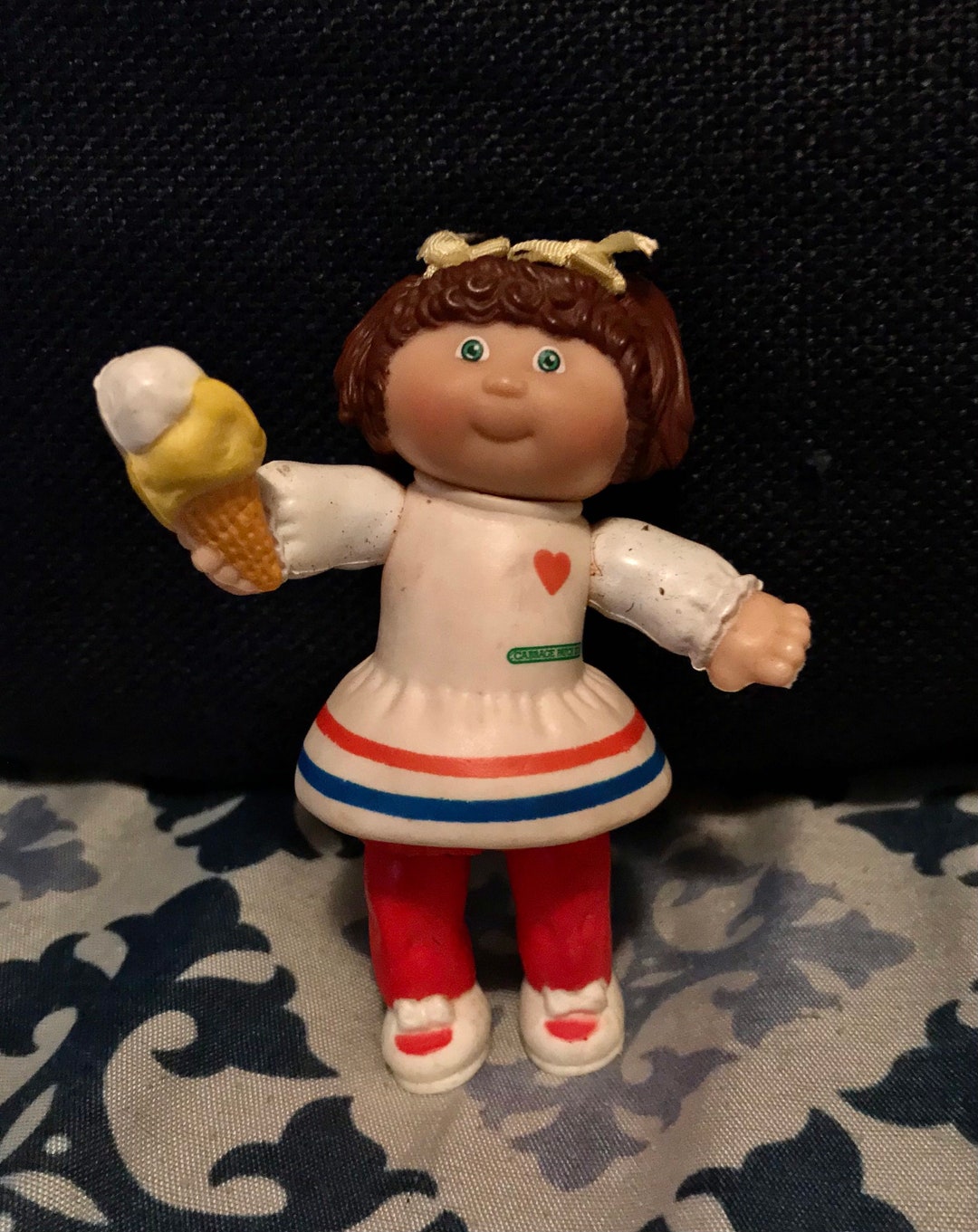 1980s Cabbage Patch Plastic Doll Action Figure With Ice Cream. 3 - Etsy