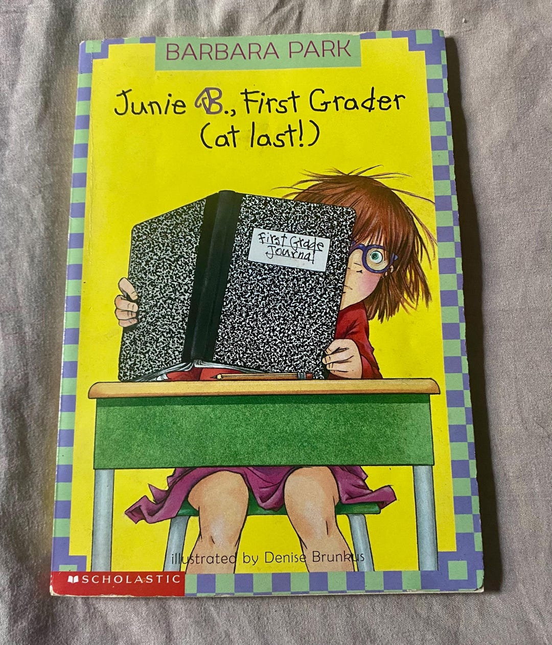 Junie B., First Grader (at Last!) by Barbara Park. Copyright 2001 - Etsy