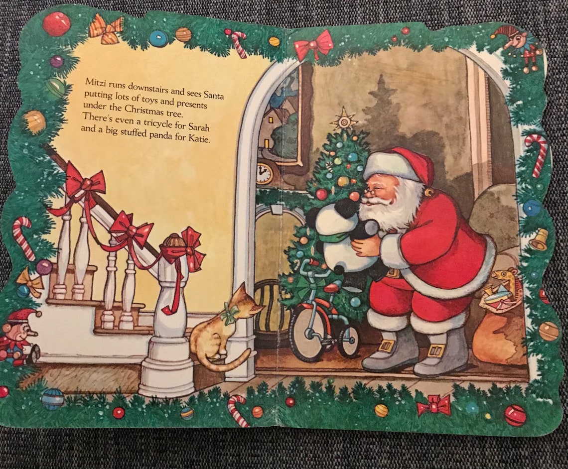 Here Comes Santa Claus vintage hardcover | Etsy