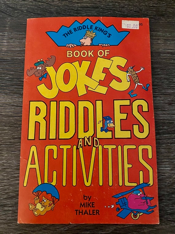 The Riddle Kings Book of Jokes and Riddles and Activities. | Etsy