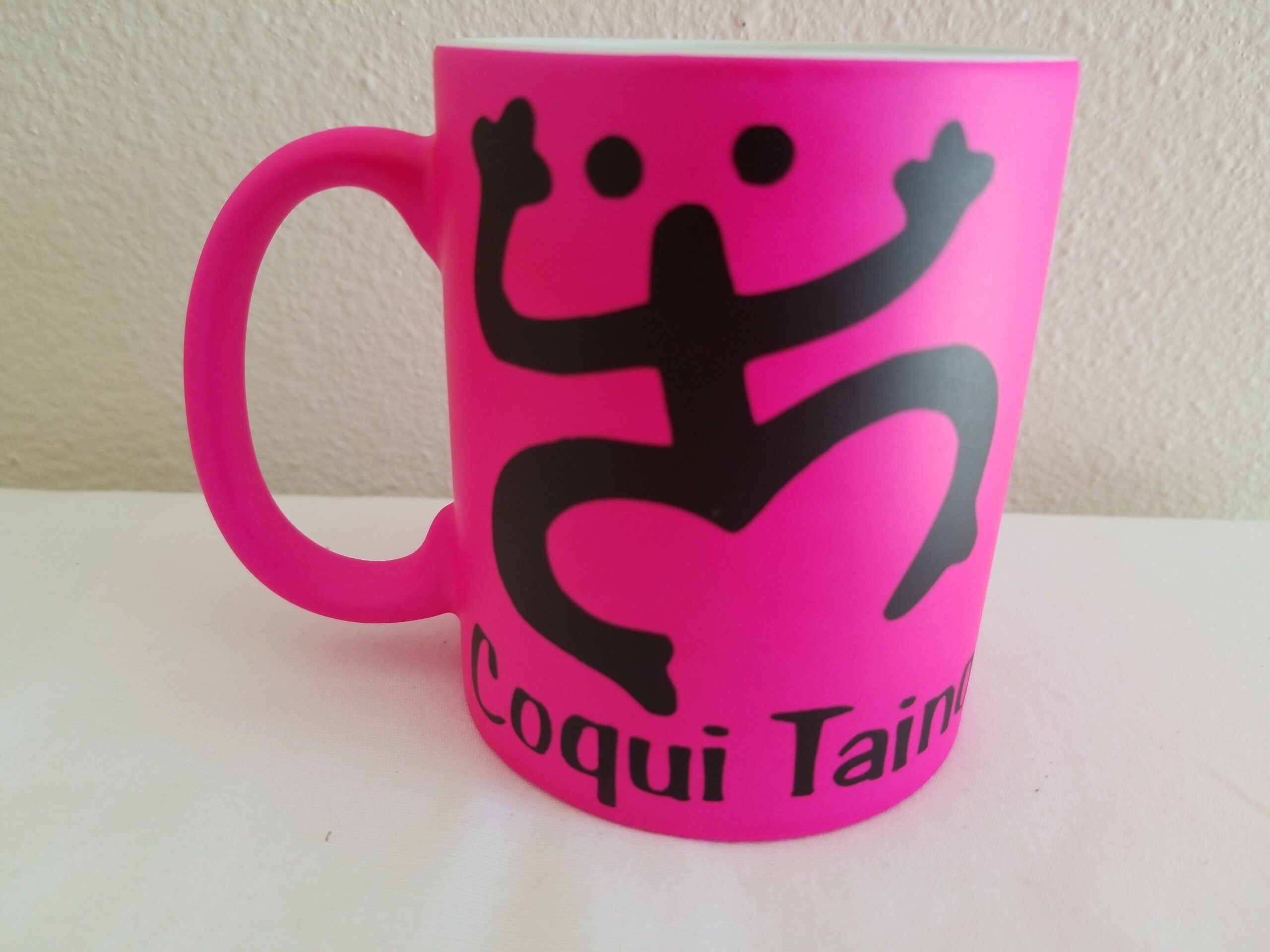 Puerto Rico Coqui Taino Pink 11 Oz Coffee Mug - Etsy