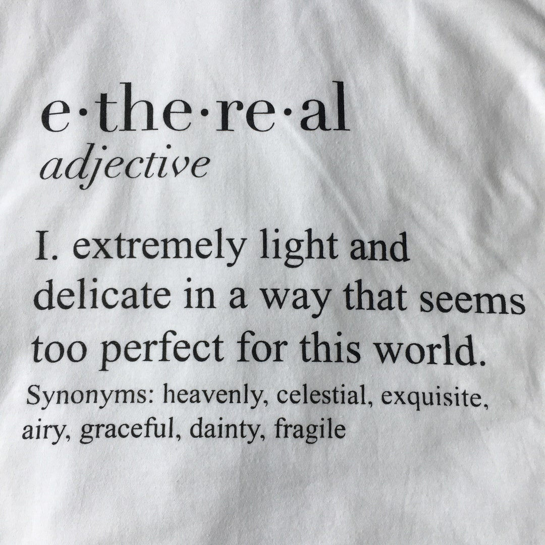 Ethereal Definition T-shirt in White - Etsy