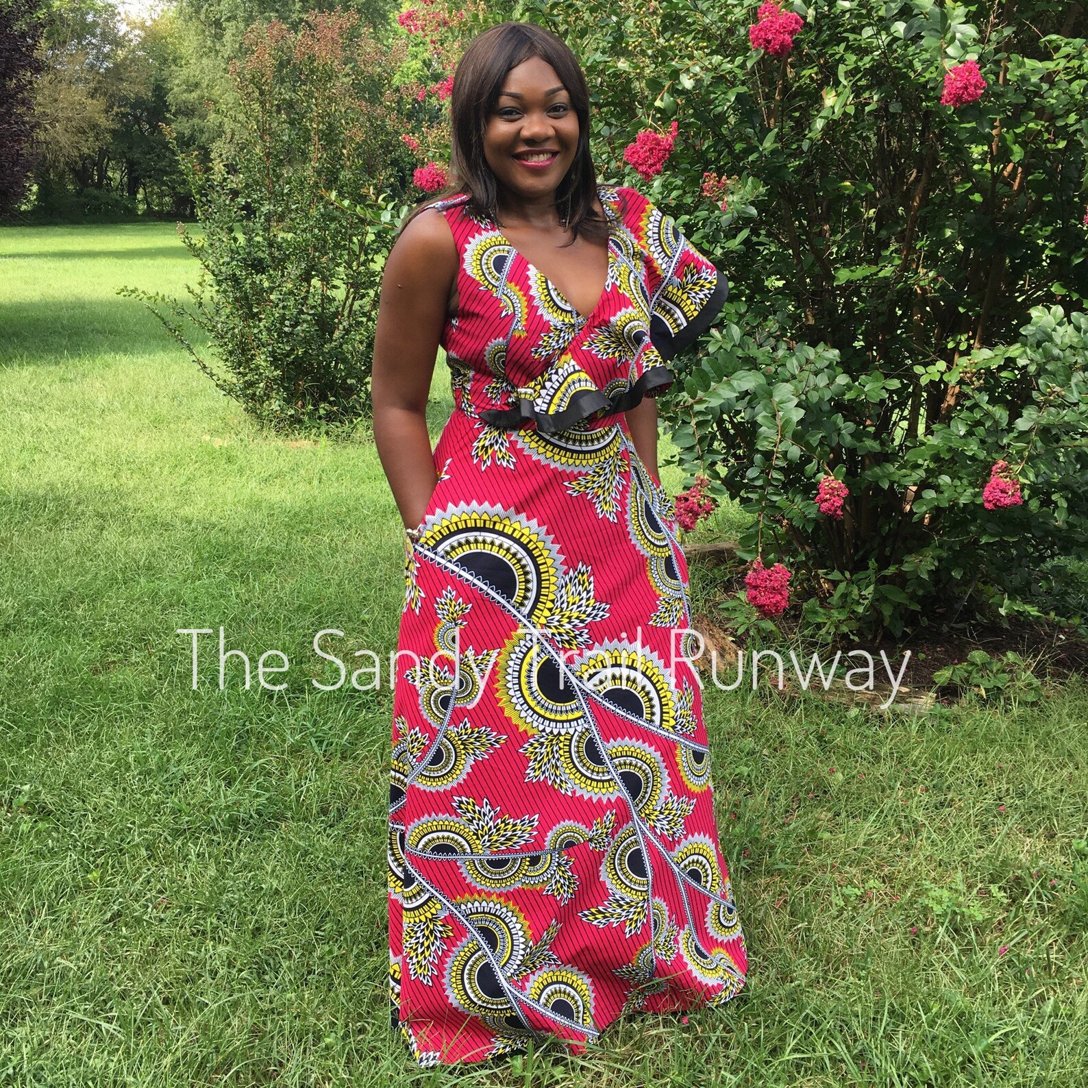 African Print Maxi Dress Ankara Maxi Dress African Print One Etsy