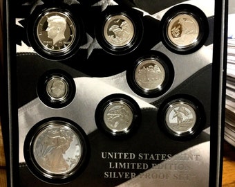 Limited Edition Silver Proof Set - Etsy