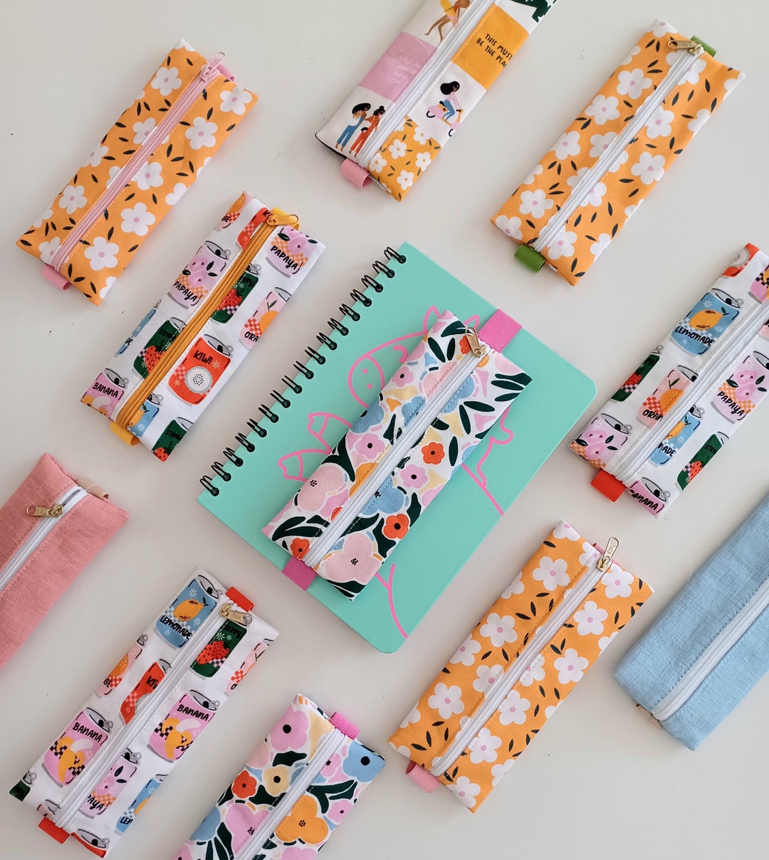 Elastic Pencil Pouch, Journal Pen Pouch, Elastic Pen Holder, Notebook ...
