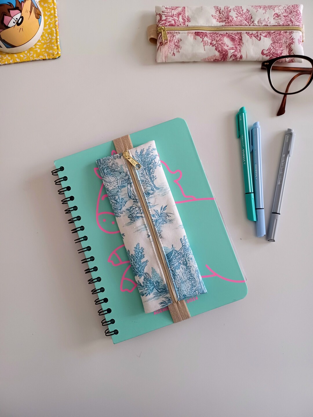 Elastic Pencil Case, Planner Pen Pouch, Pencil Pouch With Elastic ...