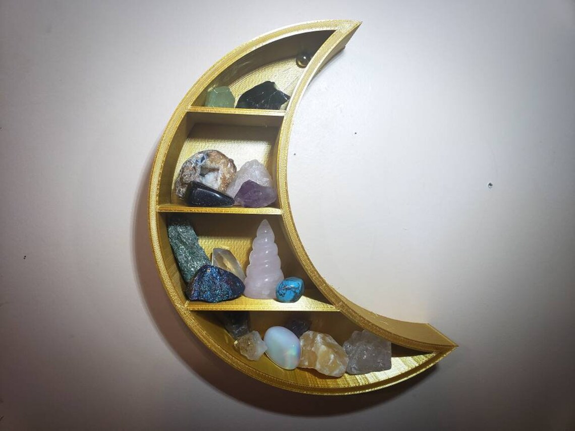 3D Printed Moon Shelf (read Description) - Etsy