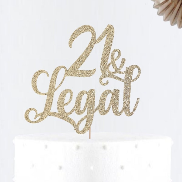 Finally Legal Cake - Etsy