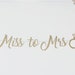 Miss to Mrs With Diamond Ring Script Banner Engagement Party | Etsy