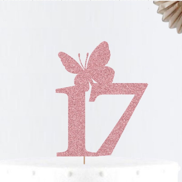 Number Cake Topper - Etsy
