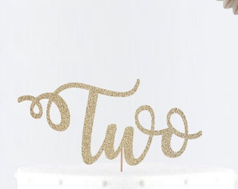 Number Cake Topper - Etsy