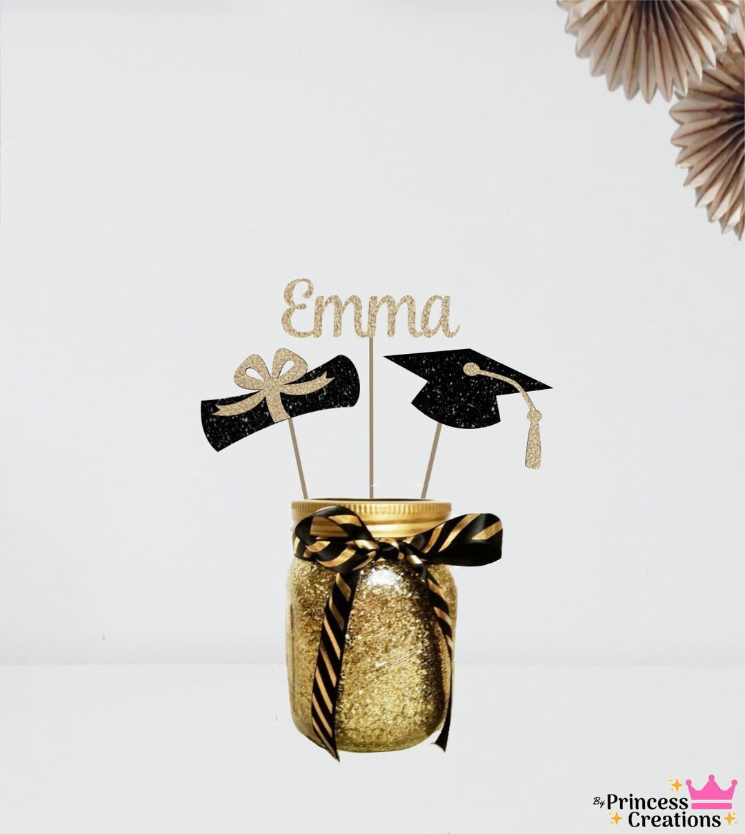 Graduation 2021 Customized Name Centerpiece Sticks Set of 3 ...