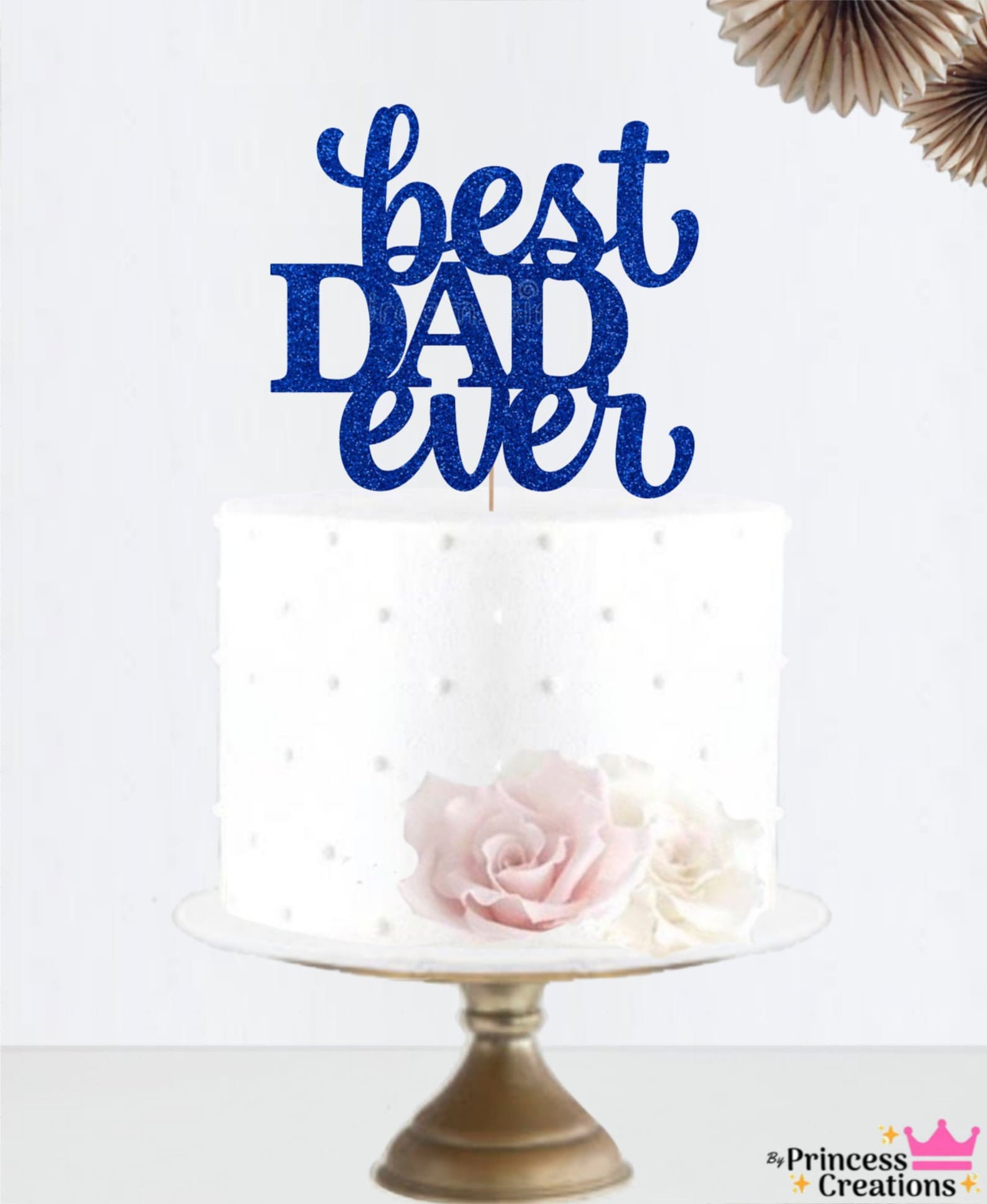 Best DAD Ever Cake Topper Happy Father's Day Cake Topper - Etsy