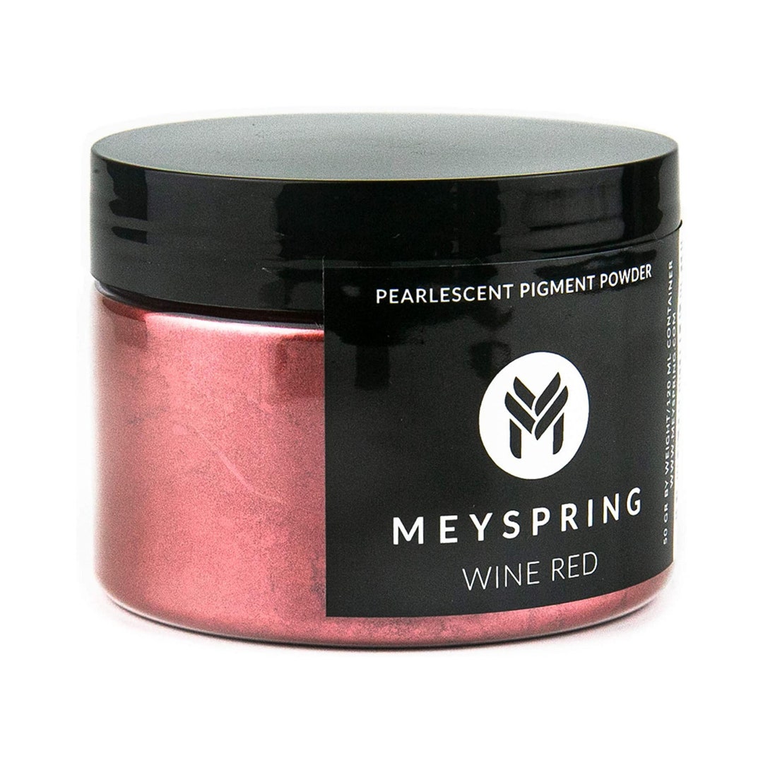 MEYSPRING Wine Red Epoxy Resin Color Pigment - 50 Grams - Great for Art ...