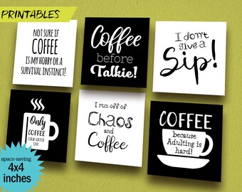 Funny Coffee Signs | Etsy