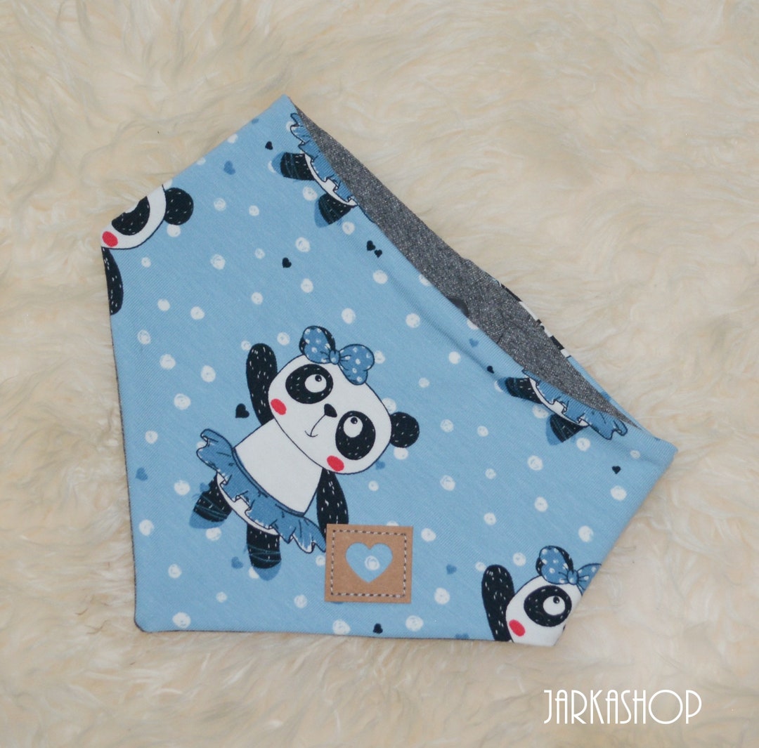 Baby Reversible Scarf panda Light Blue-grey Panda Bear, Young ...