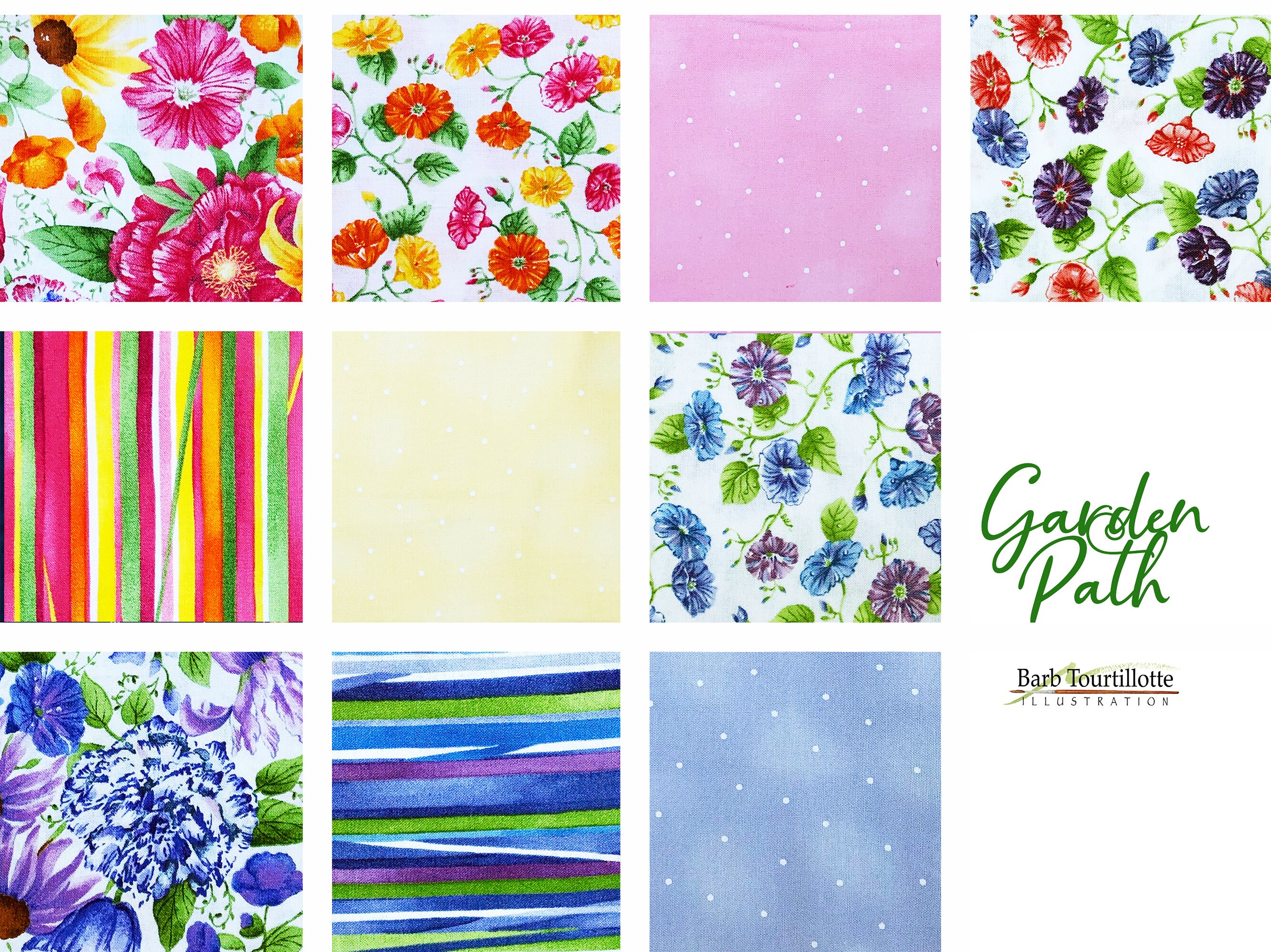 Garden Path Fat Quarter Bundle - Etsy