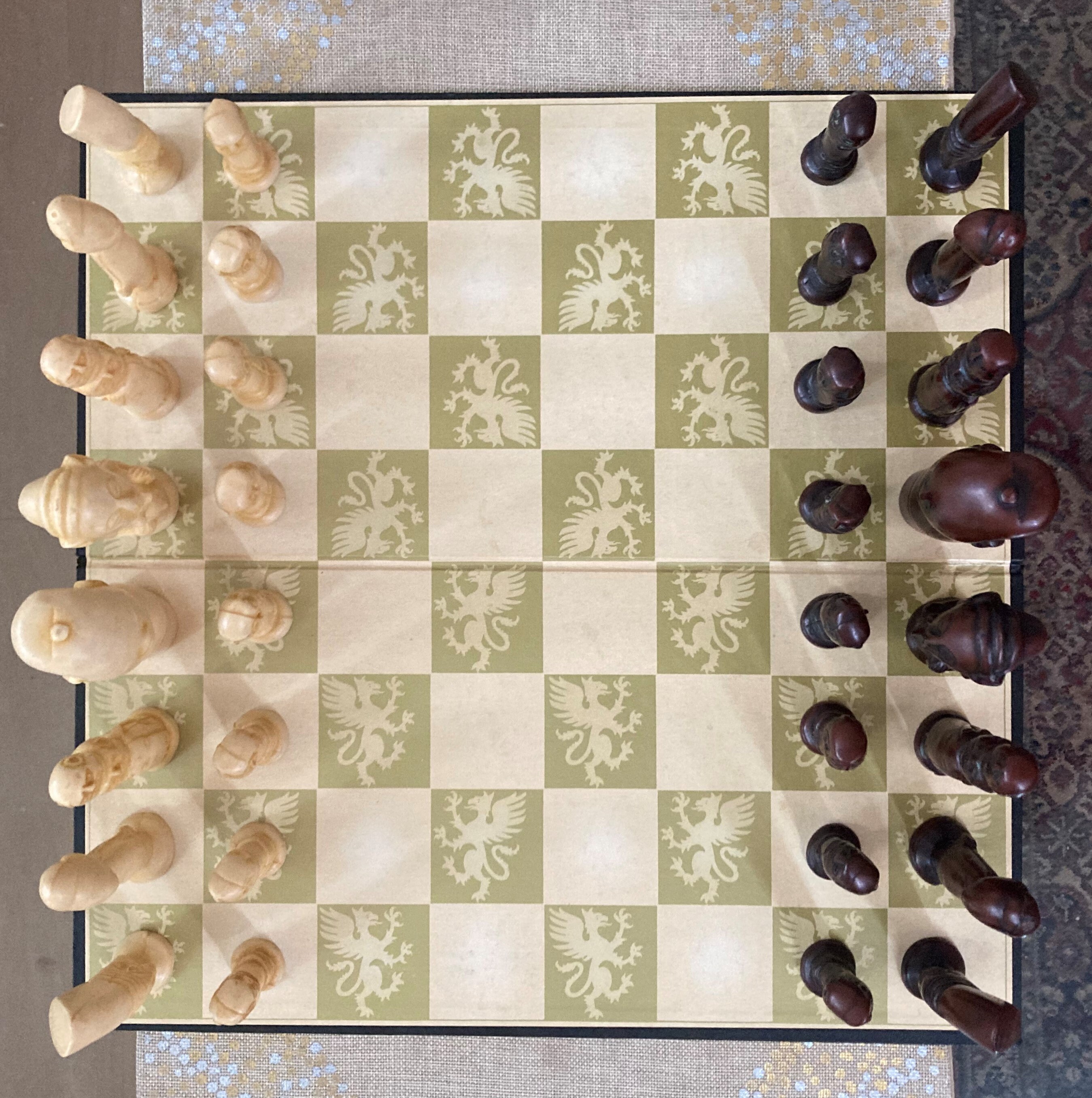 MCM African Inspired Chess Set From the Peabody Museum. Beautiful ...