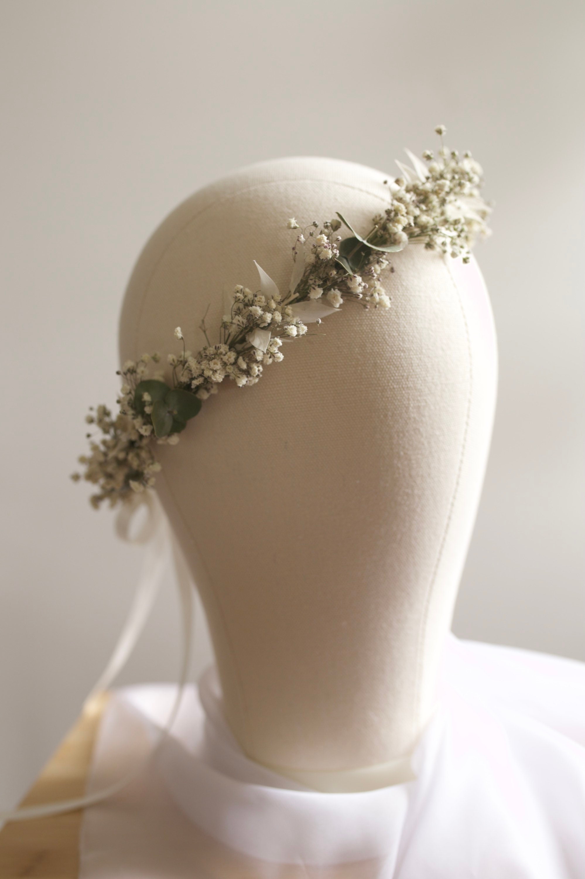 Dried Eucalyptus Wreath for Bride / Bleach Ruscus / Toddler | Etsy