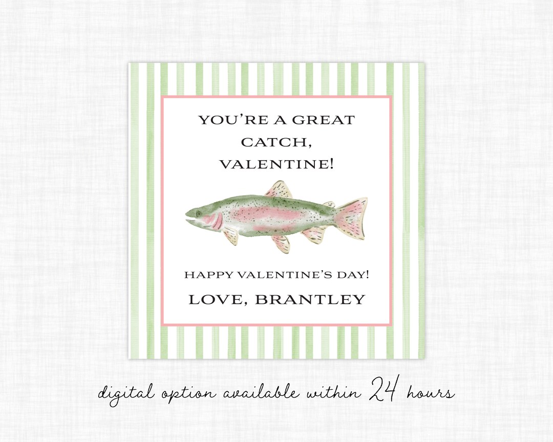 Valentine's Day Gift Tags Personalized Stickers for Kids Class Favor ...