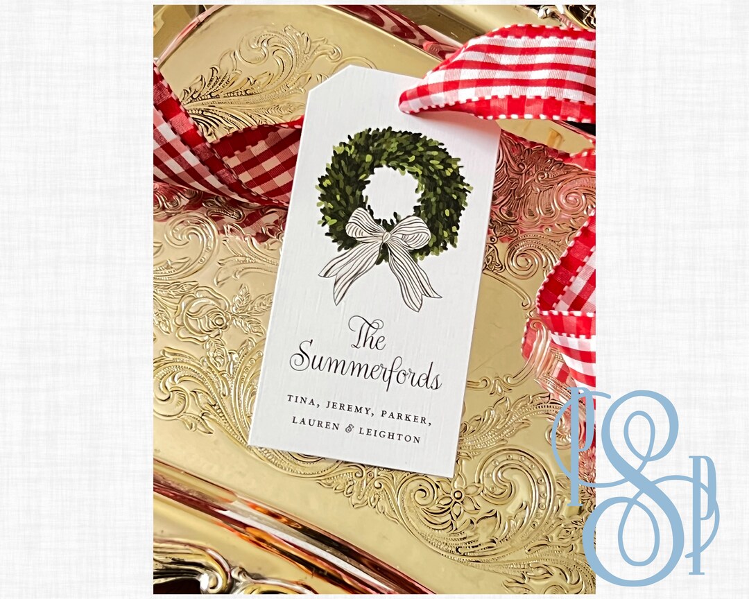 Personalized Gift Tags | Custom Gift Tags, Labels | Hanging Gift Tags ...