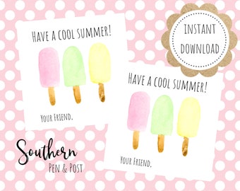 Popsicle Class Gift - Etsy