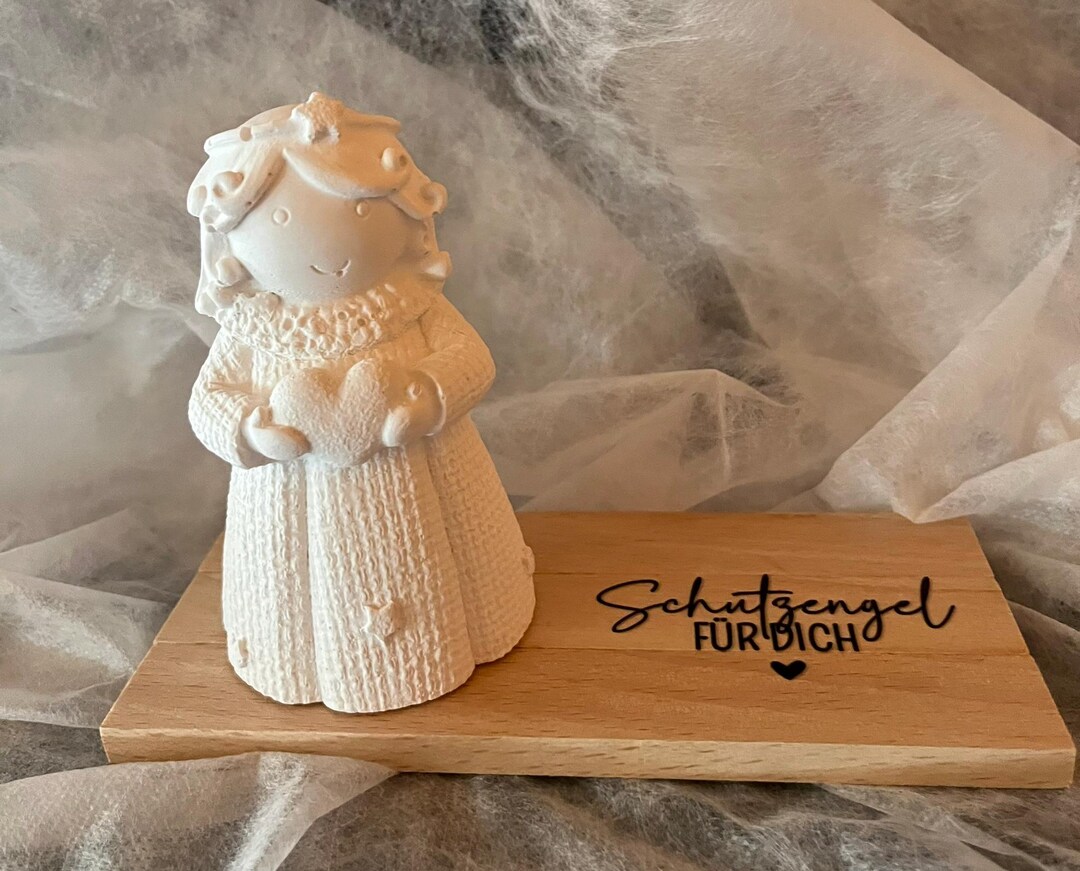 Guardian Angel With Heart, Inscription Plotted: Guardian Angel for You ...