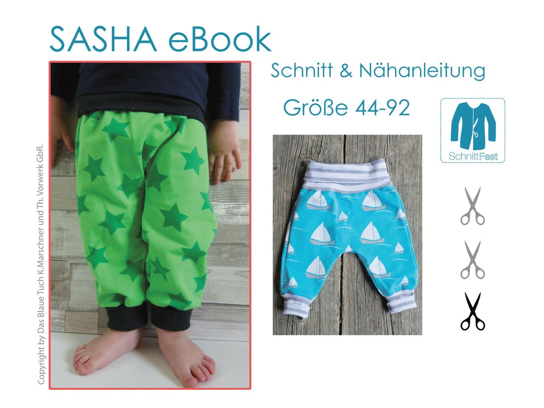 Ebook Sewing Pattern Baby Trousers SASHA - Etsy