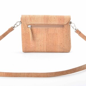 Vegan Cork Crossbody Bag, Sustainable Flap Bag - Etsy