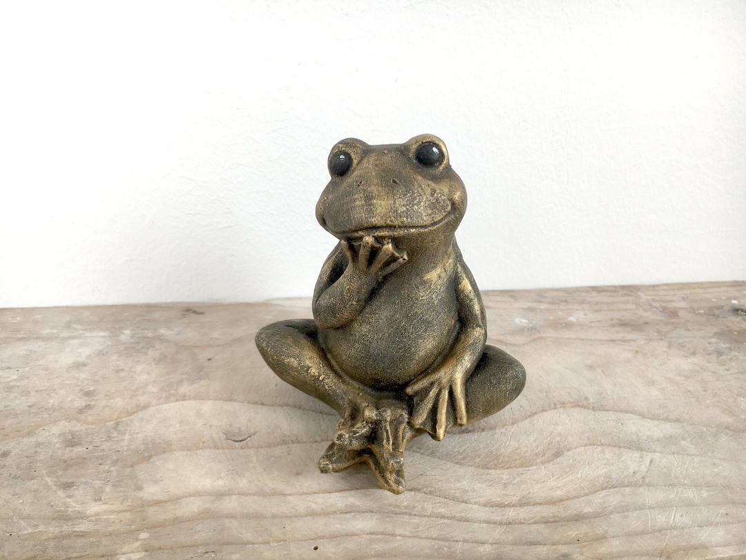 Mold for Concrete Plaster Resin and More Latex 3D Mold Sitting Frog - Etsy