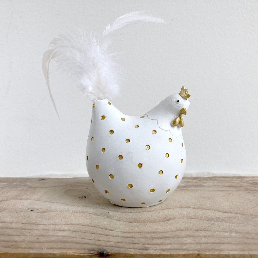 3D Latex Mold Mould for Concrete Plaster Resin and More Hen With Dots ...