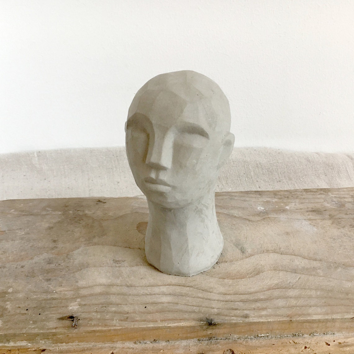 3D Latex Mold for Concrete Plaster Resin and More Modern Human Head ...
