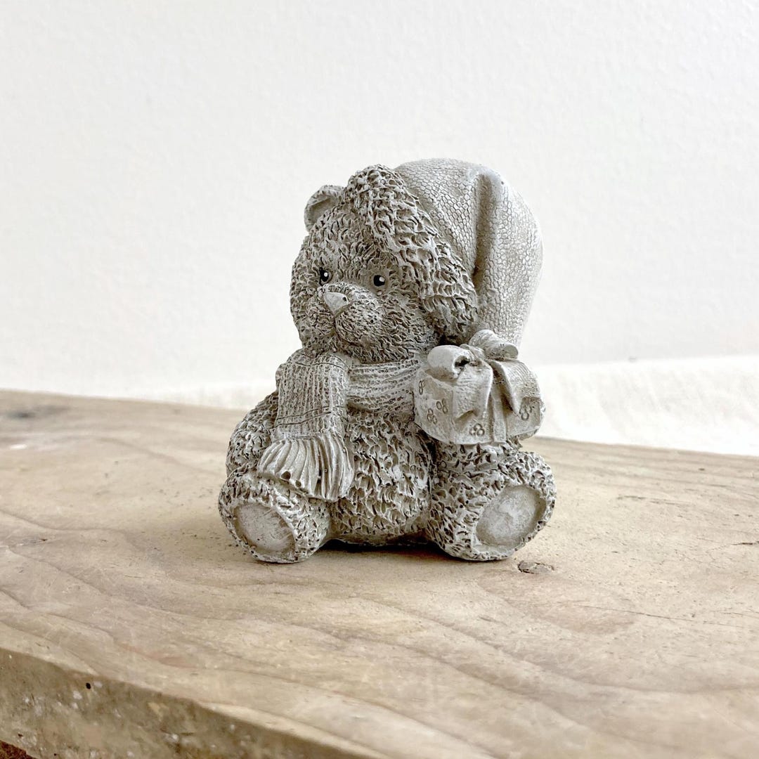 Latex Mold 3D Mold/mould for Concrete Plaster Resin and More Cute Teddy ...