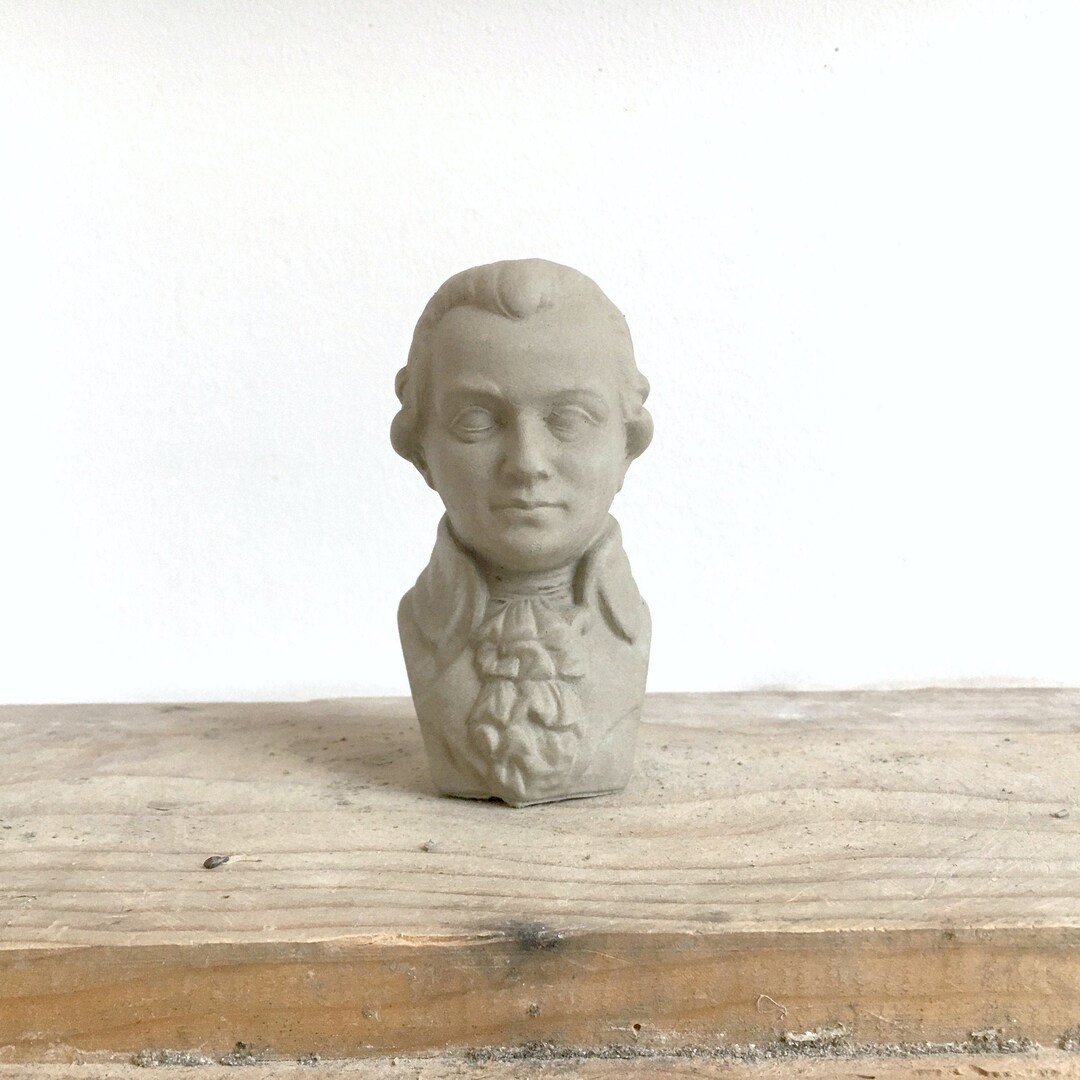 3D Concrete Mold Mould for Concrete Plaster Resin and More Mozart Bust ...