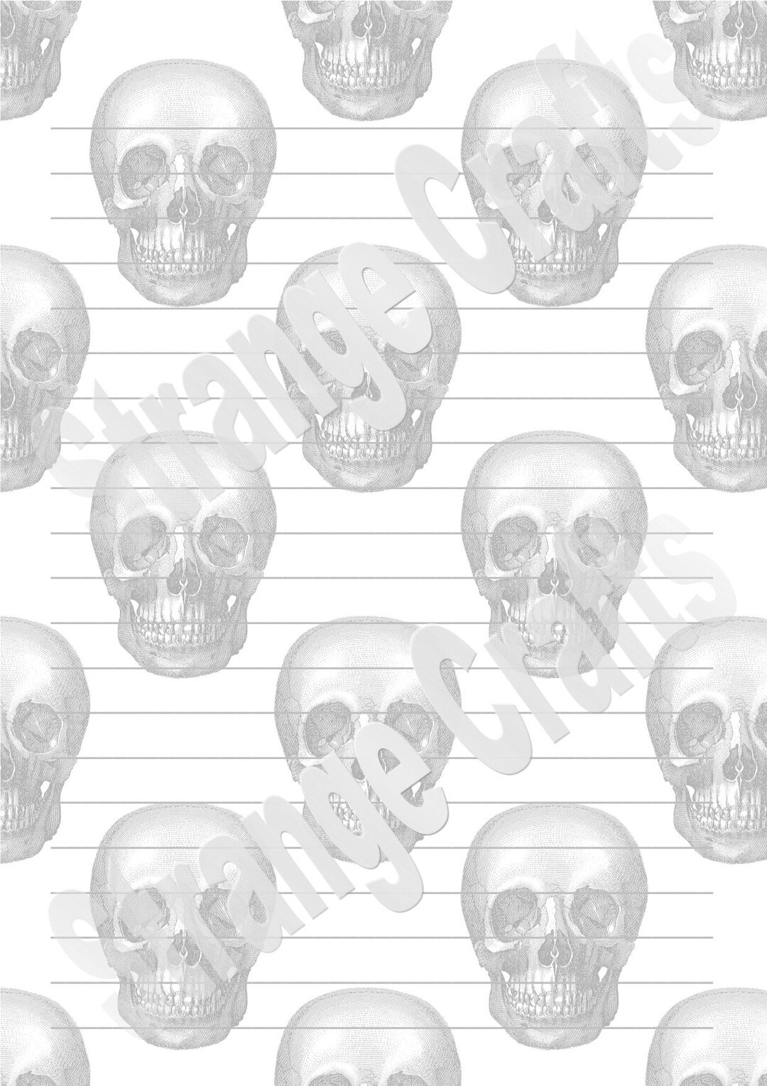 Digital/printable Snailmail Letter Writing Paper Gothic - Etsy