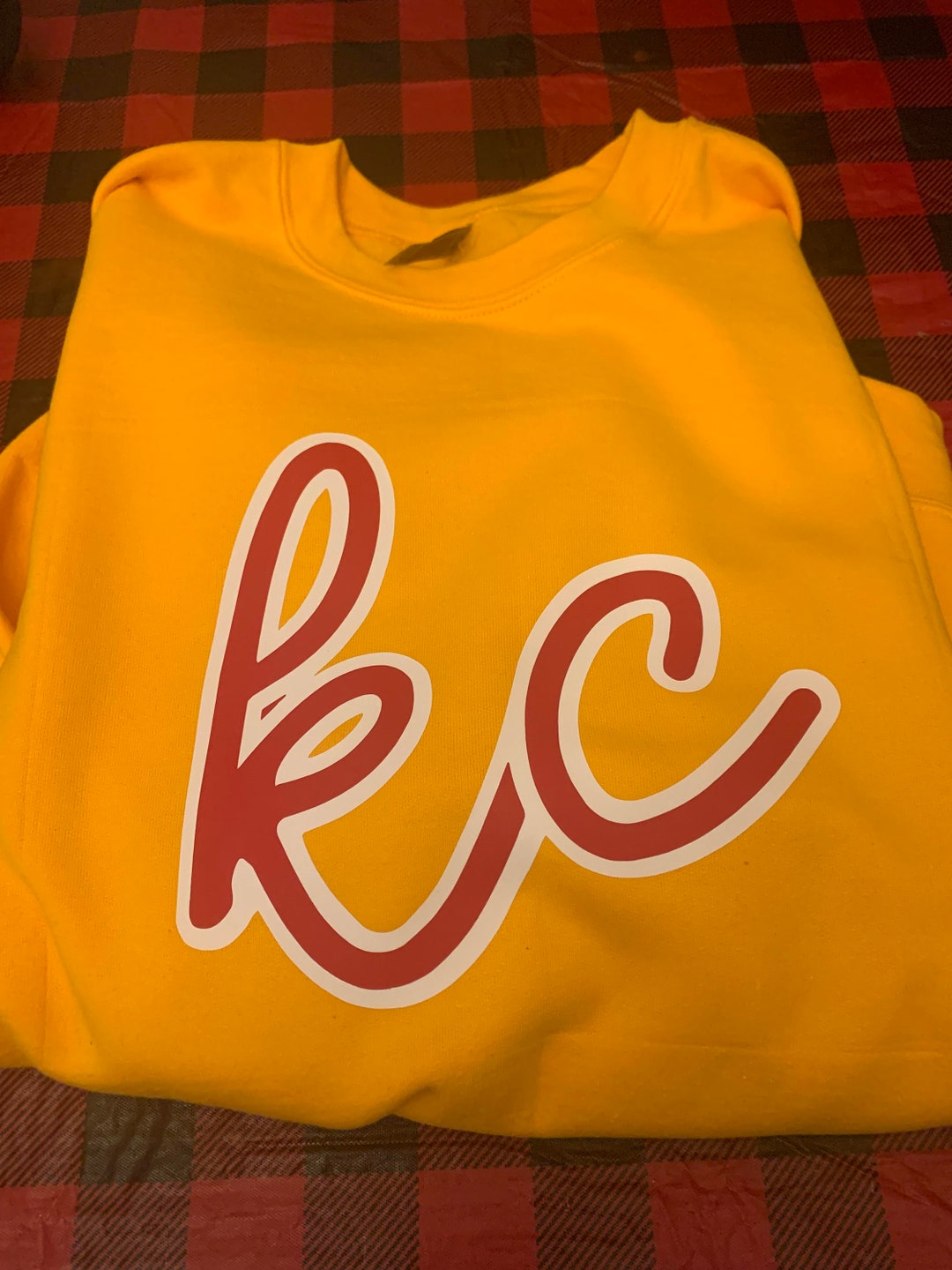 Kansas City Chiefs Crewneck Sweatshirt, KC Sweatshirt, Tailgating Shirt ...