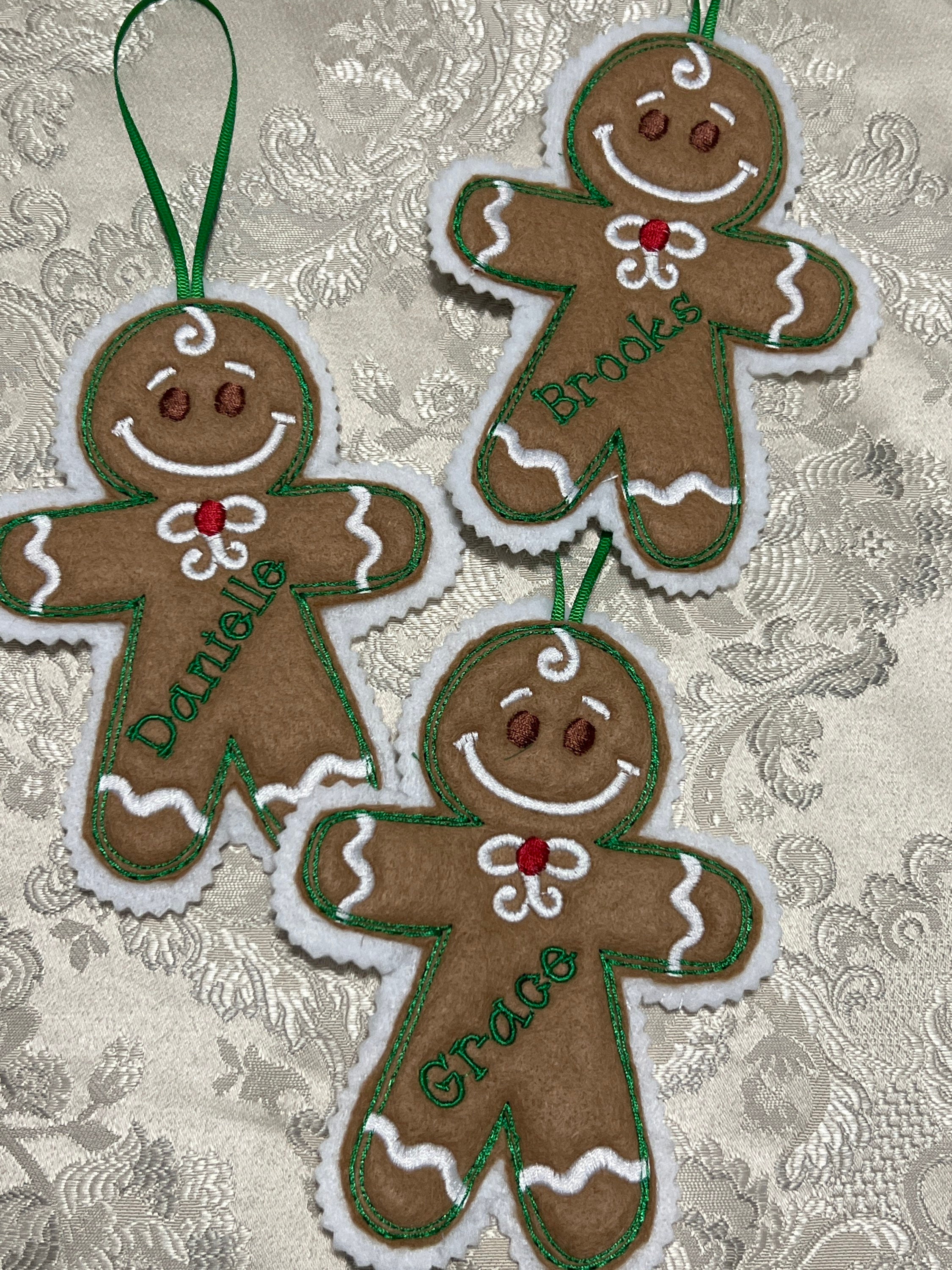 Personalized Gingerbread Cookie Ornament - Etsy