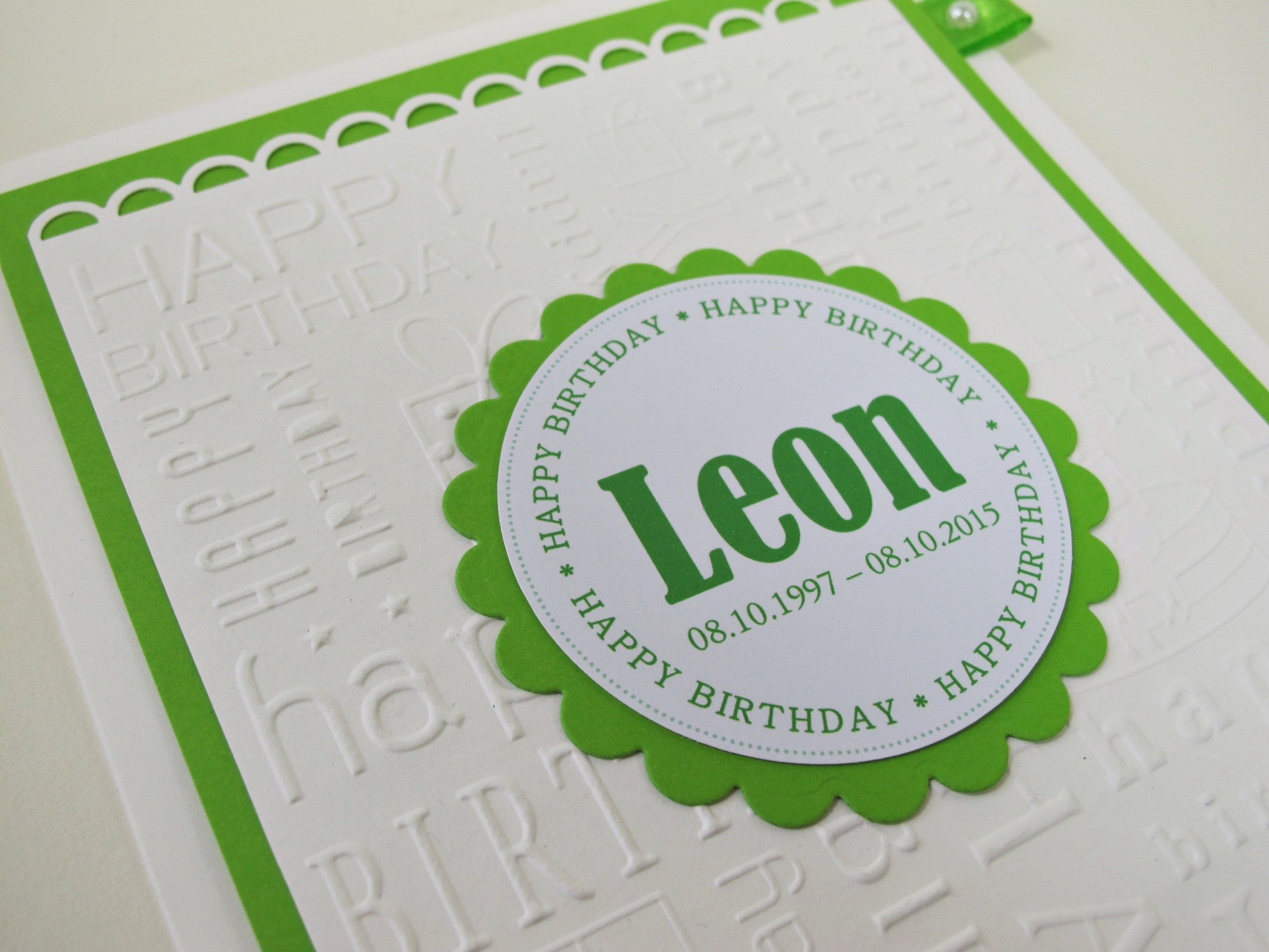 Personalized Age of Majority Card 18th Birthday Round - Etsy