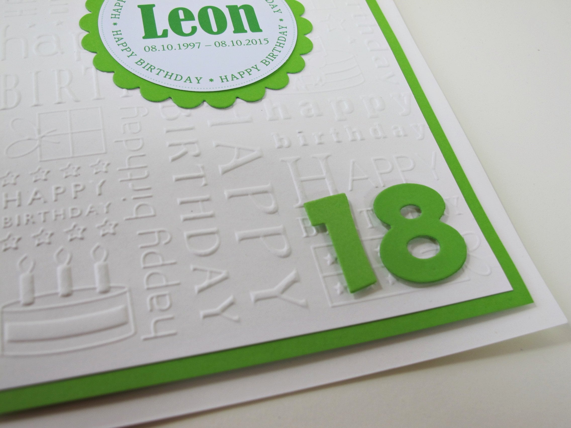 Personalized | Age of Majority Card 18th Birthday | Round Birthday ...