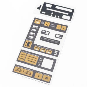 Trek TNG Prop Tricorder Mark VII Labels Grafik Sticker Set Für ...