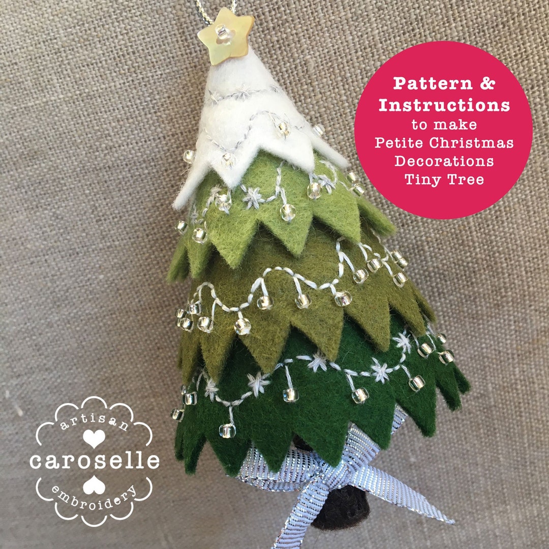Petite Christmas Decorations No.11 Tiny Tree. Pattern and Instructions ...