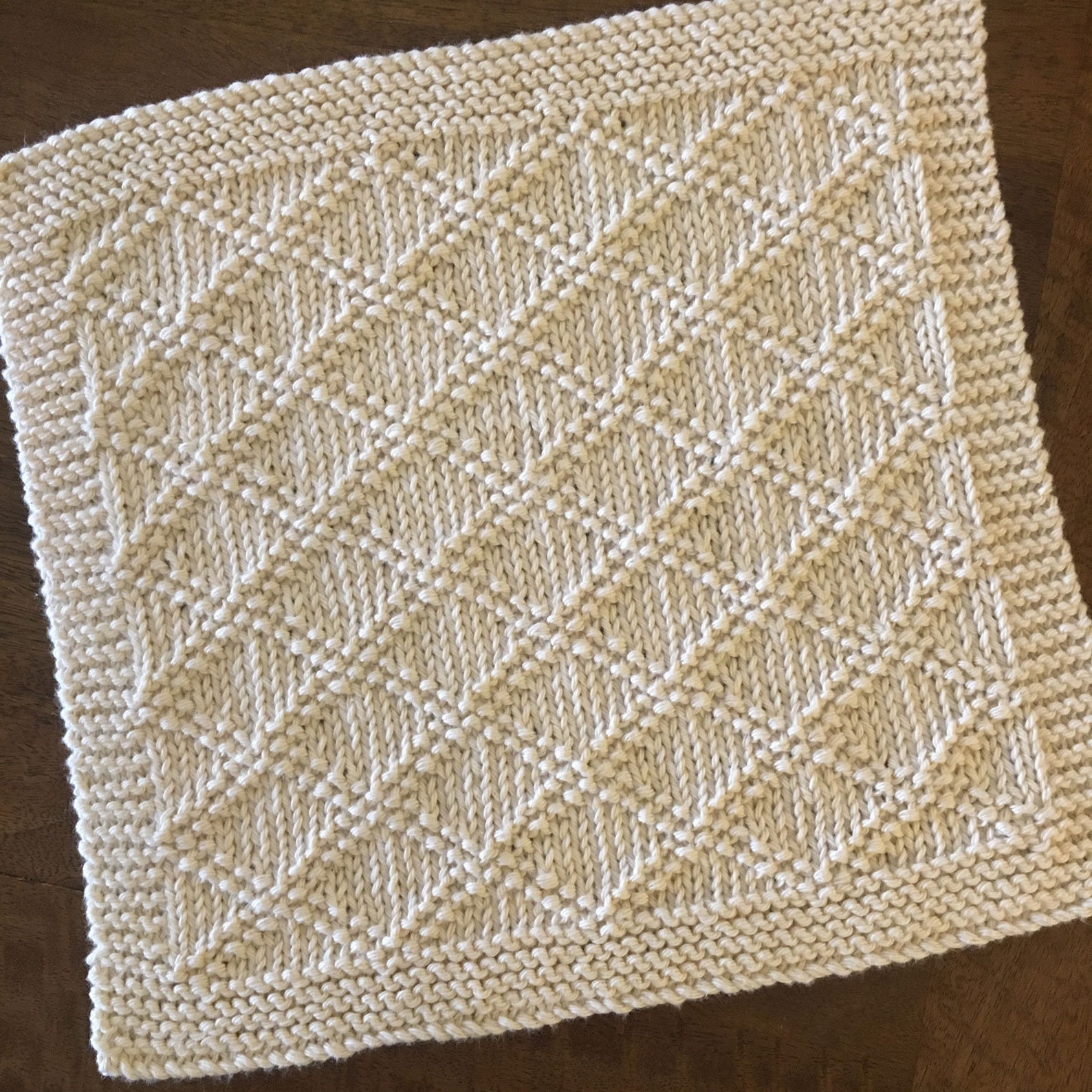 Hand Knitted Dishcloths Set of 4 Knitting Pattern - Etsy