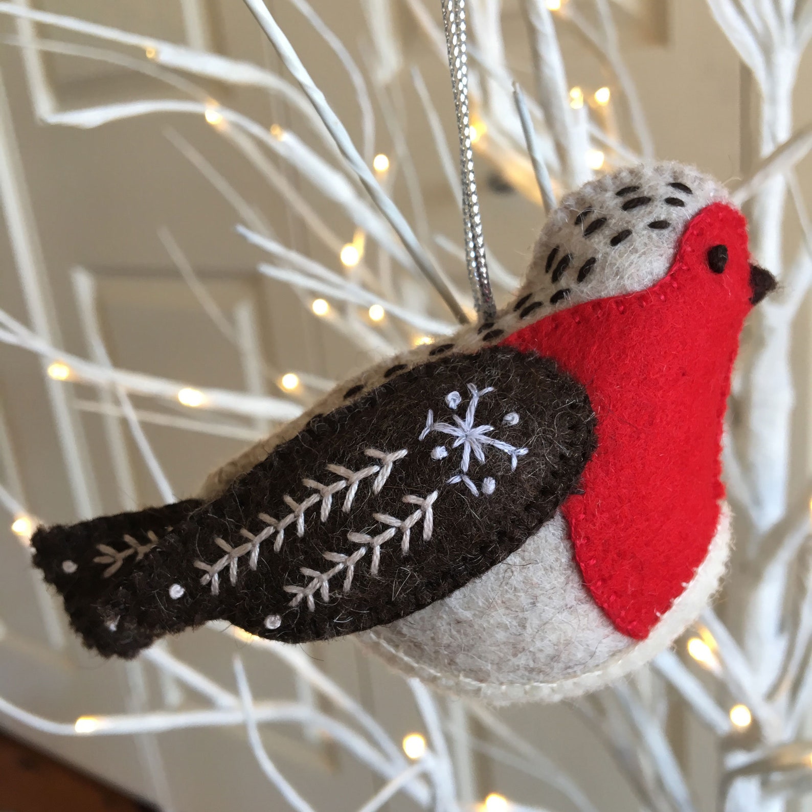 Petite Christmas Decorations No.5 Robin Redbreast. Pattern and ...