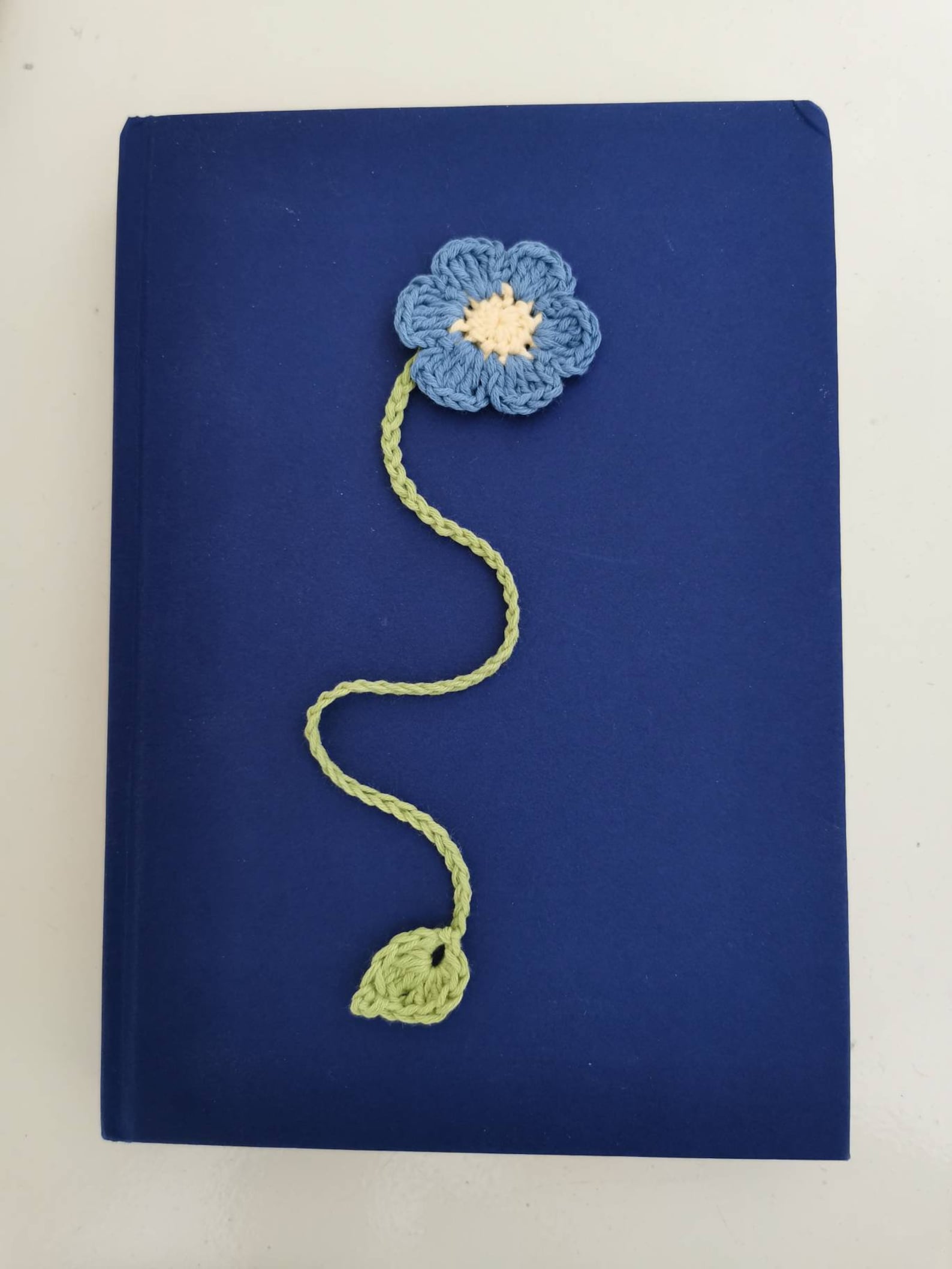 Handmade Forget me not Bookmark Crochet Flowers Bookmark | Etsy