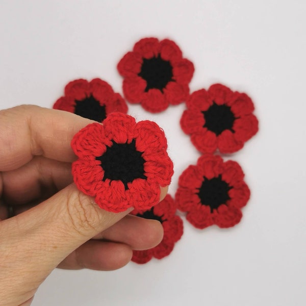 Poppies Applique - Etsy