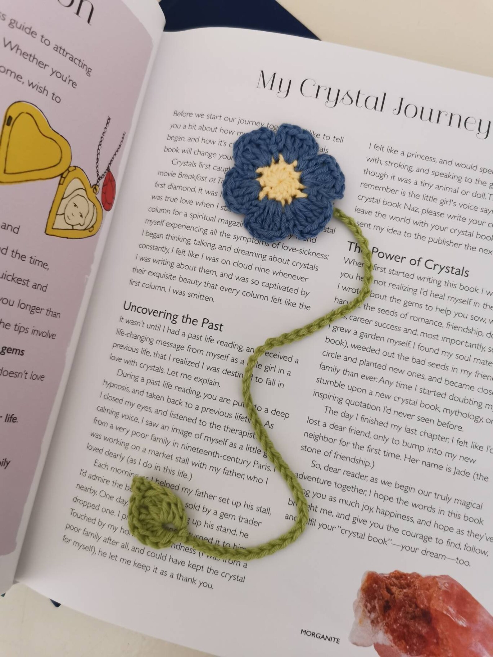 Handmade Forget Me Not Bookmark Crochet Flowers Bookmark - Etsy