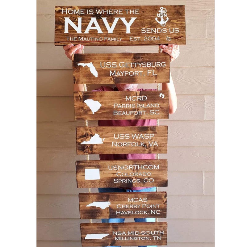 Military Base Home Signs - Etsy