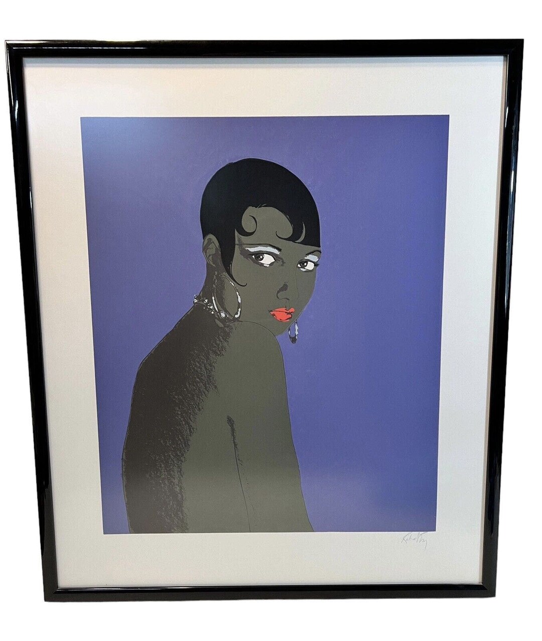 Richard Ely “josephine Baker 1975” Signed Pencil - Etsy