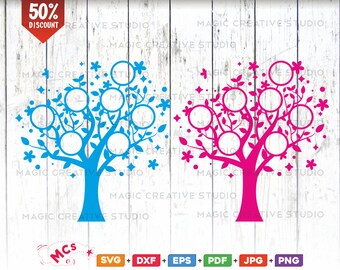 Family tree svg | Etsy