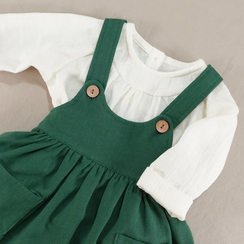 Girl and Baby Pinafore Dress Pattern Apron Dress PDF Sewing | Etsy